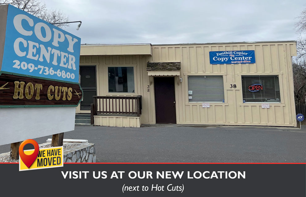 © Copyright 2023 Copy Center & Foothill Copier